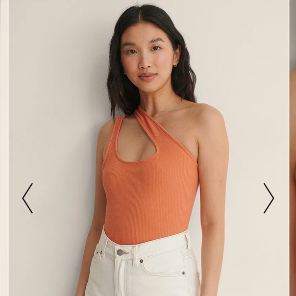 Tops | Nakd Asymmetric Ribbed Top | Poshmark